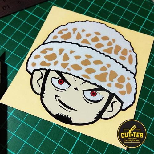 Jual cutting sticker LAW one piece head - Jakarta Barat - CUTTER ...