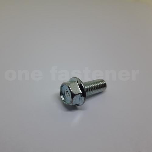 Jual 0038 Flange bolt M8x15 PUTIH baut foot step Ori LOGO 4 - Jakarta ...