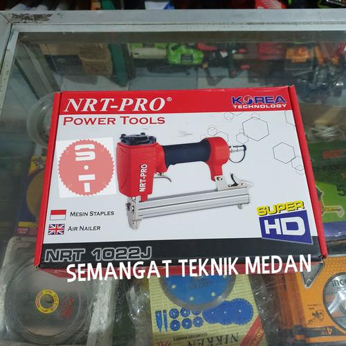 Jual AIR NAILER GUN STAPLES ANGIN TEMBAK PAKU NRT PRO NRT-PRO 1022J ...