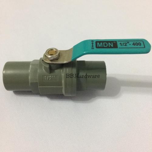 Jual BALL VALVE PVC MDN 1/2" GAGANG STAINLESS BESI / STOP KRAN PARALON - Kota Pekanbaru - BB ...