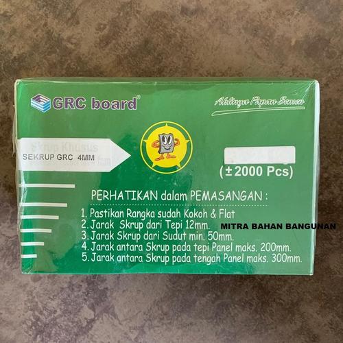 Jual Skrup Sekrup GRC Board 4MM ( 1 DUS ) - Jakarta Barat ...