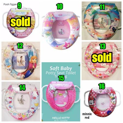 Jual Potty Training / Soft Potty Seat (With Handle) for Toilet Training ...