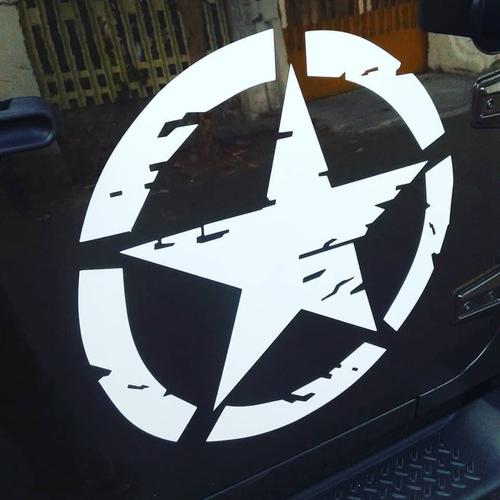 Jual cutting sticker bintang army star 52x52 - Putih, 50 cm - Kota ...