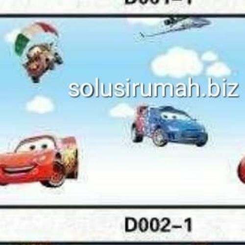 Jual WALLPAPER STIKER 45CM*10M Mobil kartun anak STIKER wall paper ...