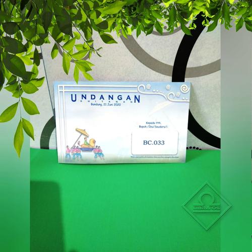Jual Cetak Undangan Pernikahan Khitanan Sunatan Murah Blangko BC 033 ...