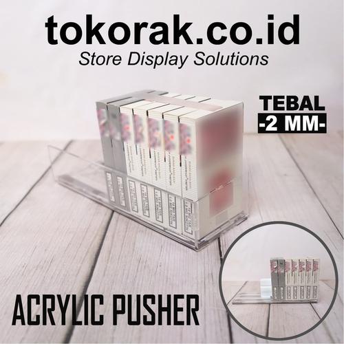 Jual RAK ROKOK ACRYLIC PUSHER OTOMATIS TOKO MINIMARKET SUPERMARKET ...