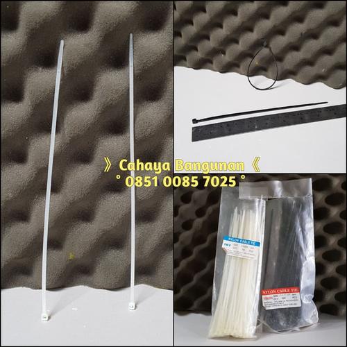 Jual Tali Cable Kabel Tie Ties Tis Kabeltis Putih Hitam 20 Cm 20Cm ...