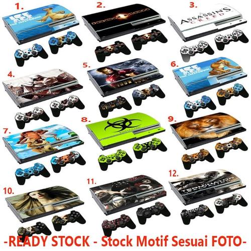 Jual Sticker Casing PS3 Fat Stiker PS3 Skin Playstation 3 Fat Screen ...