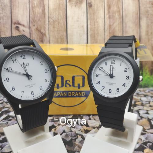Jual Q&Q QQ Analog Jam Tangan Couple Pasangan VS12J001Y VR94J003Y ...
