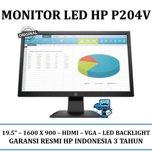 Promo Monitor LED HP P204v 20Inch HDMI VGA Garansi Resmi Cicil 0% 3x ...