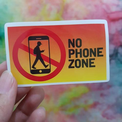 Jual Sticker No Phone Zone (Decal Waterproof, Laptop dll) - Jakarta ...