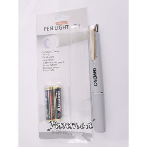Jual Penlight Pen Light Senter Medis Sinar Putih LED Mata Lidah THT ...