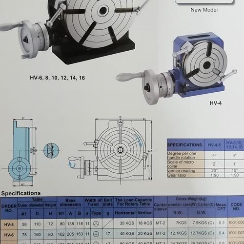 Jual Vertex rotary table HV-8 - Kota Surabaya - Vertex indonesia ...