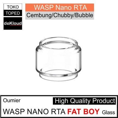 Jual Fat Boy WASP NANO RTA Replacement Glass | kaca cembung bubble tank ...