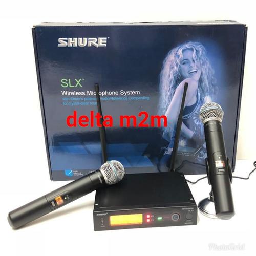 Jual Mic Wireless Shure SLX4 2bh mic pegan - Jakarta Pusat - delta jaya electronik | Tokopedia