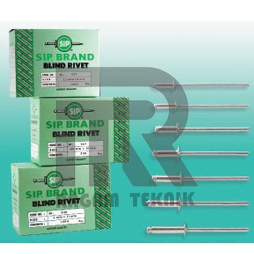 Jual Paku Rivet Sip Brand Blind SP 640 4.8 x 11 mm Aluminium Dus 500 ...