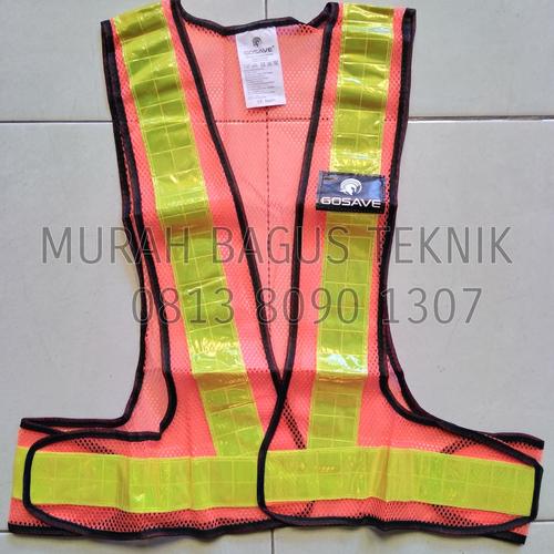 Jual Rompi Jaring V Scotlight Orange / Safety Vest / Rompi Safety ...