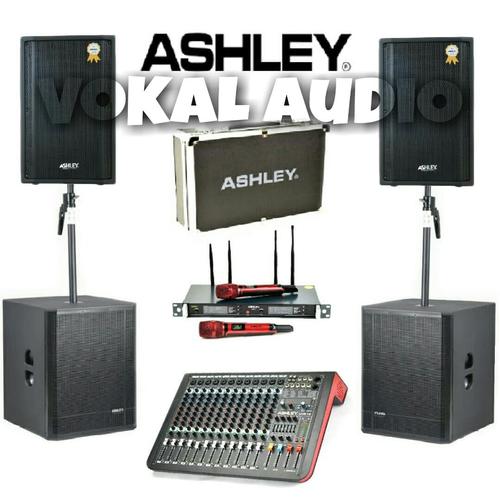 Jual Paket SoundSystem Ashley YM 400P - 15 inch - Sub 18 inch Original ...