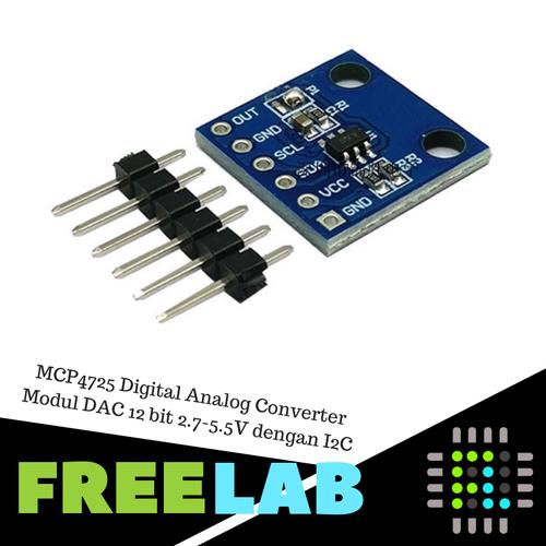 Jual MCP4725 Digital Analog Converter Modul DAC 12 bit 2.7-5.5V dengan ...