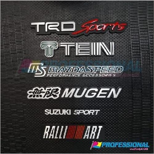 Jual Emblem Logo Honda Toyota Mitsubishi TRD TEIN MUGEN Ralliart Suzuki ...