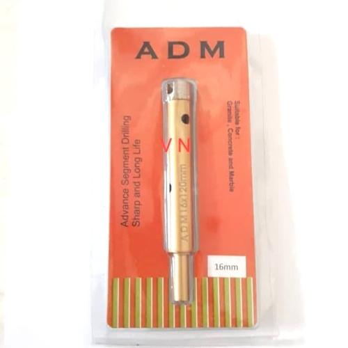 Jual Mata bor granit/marmer/beton/keramik/core drill 16 mm merk ADM ...