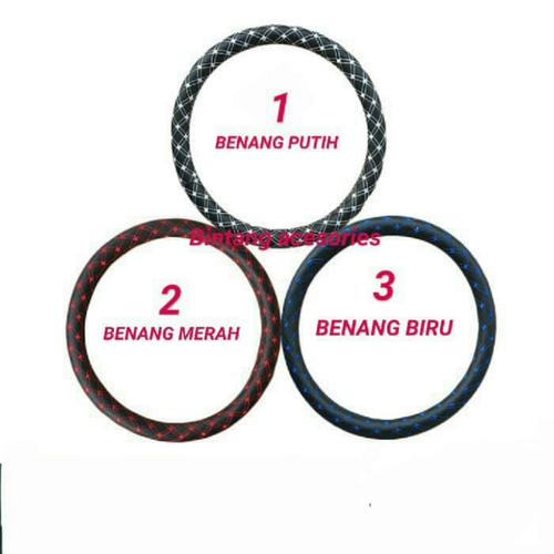 Jual Sarung Stir All New Avanza Xenia Motif Benang Cover Setir Benang ...