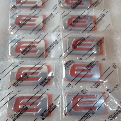 Jual emblem E merah Avanza dan inova asli original bawaan mobil Toyota ... Jual emblem E merah Avanza dan inova asli original bawaan mobil Toyota ...