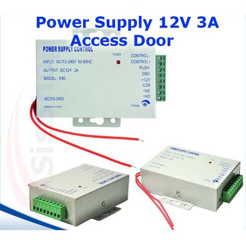Jual Power Supply 12v 3A door lock access rfid control kunci pintu ...