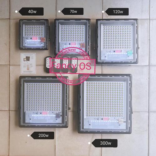 Jual Lampu sorot led 200w 200watt solar panel tenaga surya 200 watt ...