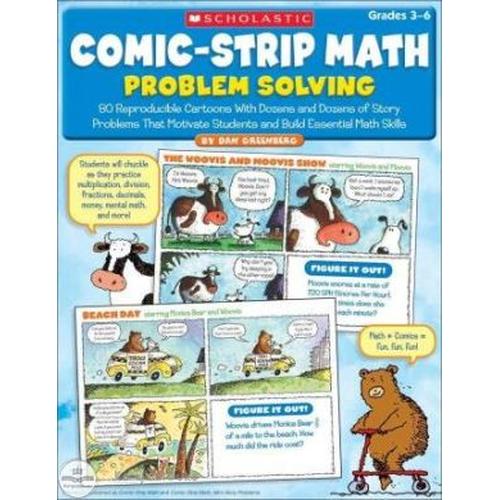 Jual Comic-Strip Math: Problem Solving : 80 Reproducible Cartoons with ...