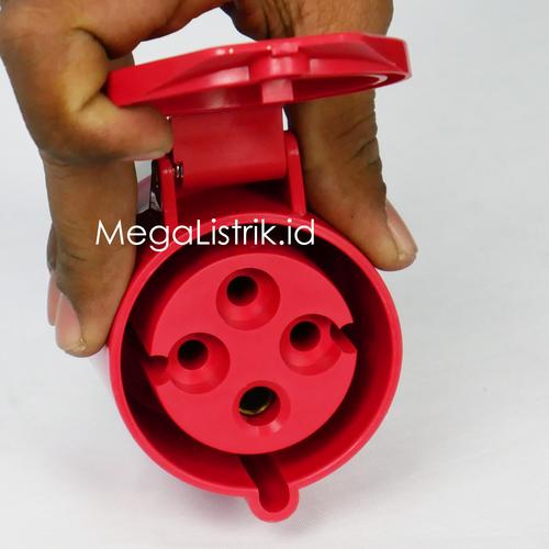Jual Fort Stop Kontak Industrial 4 Pin 32A / Mobile Socket Genset CEE 224 - Kota Surabaya ...