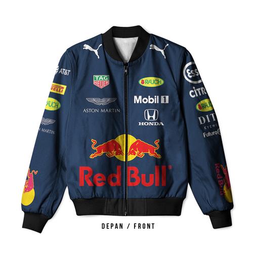 Jual PROMO !!! Jaket Bomber Fullprint Custom Jersey Mobil F1 Red Bull ...