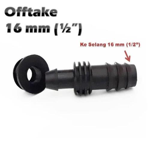 Jual Offtake Overflow Connector 16 mm Grommet Fertigasi Hidroponik ...