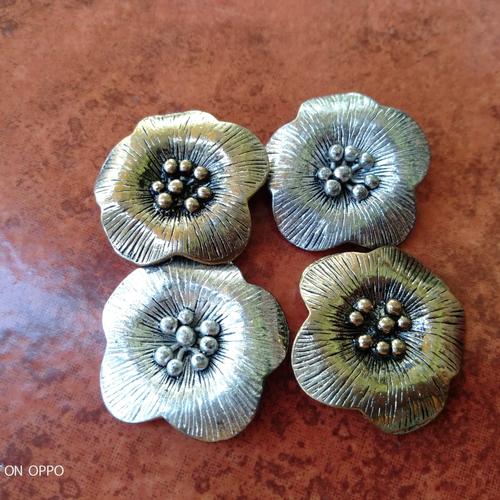 Jual Variasi Bunga 5 Kelopak 3cm Bahan Tembaga (isi 4pc) - Kota ...