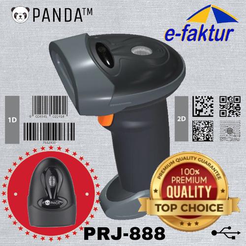 Jual 2D Barcode Scanner QR-Code E-Faktur Panda PRJ-888 + BONUS STAND ...