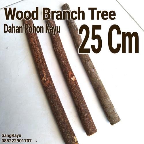 Jual Wood Branch Tree 1-2x25 Cm Dahan kayu potongan kayu bahan craft ...