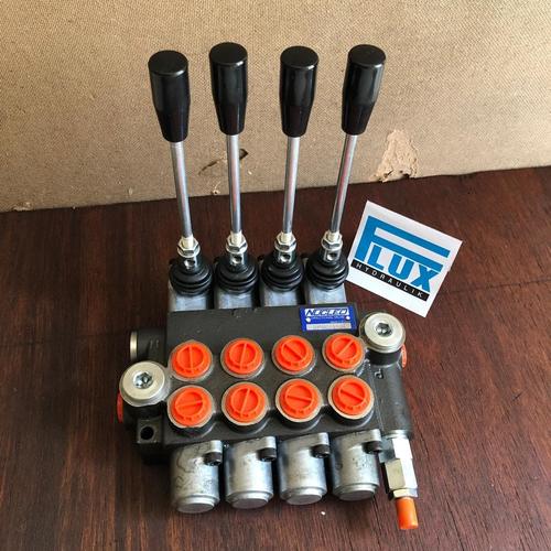 Jual Hand Control Hydraulic Valve DP40/4 / 4 bank NUCLEO 40LPM / 40 LPM ...