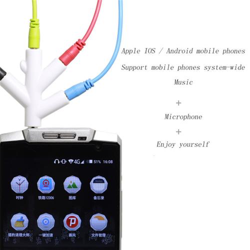 Jual 3.5MM 4 Port Aux Multi Headphone Audio Splitter - Kota Bandung - G ...