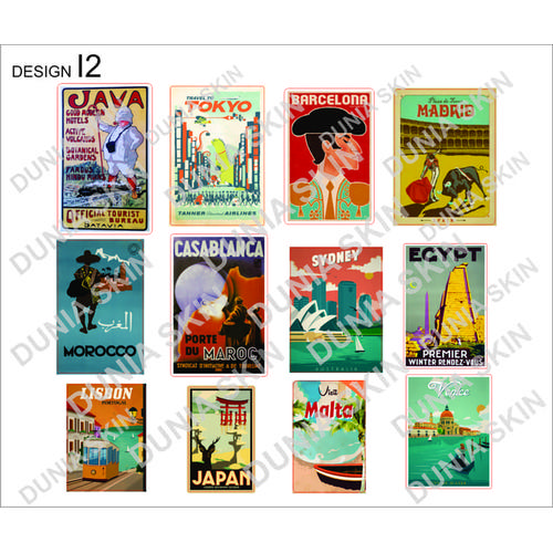 Jual Stiker Rimowa Travel Label Design i2 Retro Country Sticker ...
