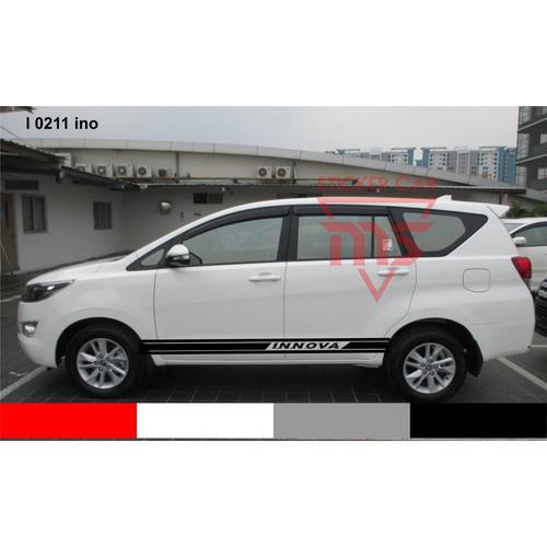 Jual sticker innova stiker mobil toyota innova list body elegant ...