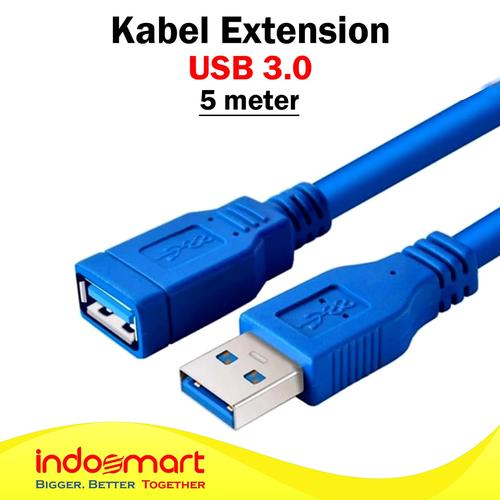 Jual Kabel Extension USB 3.0 - Panjang 5 meter high speed - Jakarta Barat - Indoemart | Tokopedia