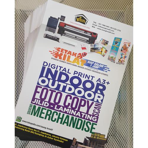 Jual BROSUR / FLYER / LEAFLET Ukuran A4 (1 Rim) 2 Sisi - Jakarta ...