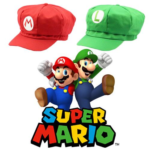 Jual Topi Mario Bros Super Luigi Nintendo Game Cosplay Anime Cap Hat ...