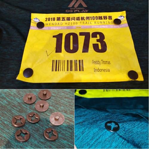 Jual Race BIB Button - Kancing BIB nomor dada Lomba Lari (1 set isi 4 ...