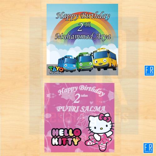 Jual Cetak Spanduk / Banner Ulang Tahun anak / Lucu / Siap Cetak ...