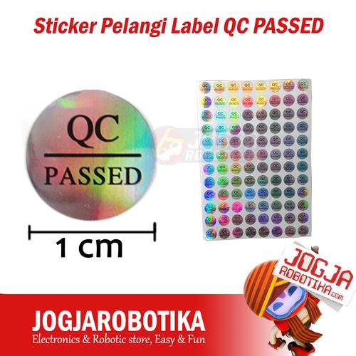 Jual Sticker Pelangi Label QC PASSED Hologram - Kab. Sleman ...