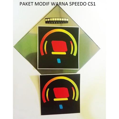 Jual PAKET MODIF WARNA SPEEDOMETER CS1 - DECAL STIKER-POLARIZER-LED ...