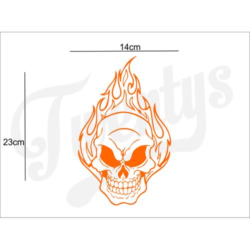 Jual STIKER FIRE SKULL STICKER BISA DITEMPEL DIMANA SAJA - Kab. Garut ...