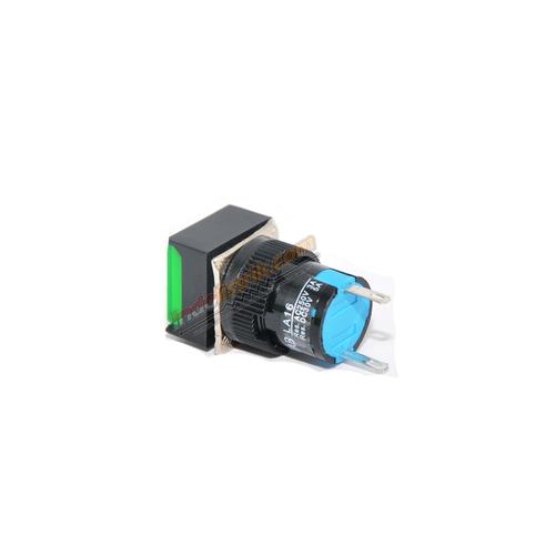 Jual Pilot Lamp LED 16mm 24 VDC Kotak LA16F-XD TAB Murah - Hijau ...