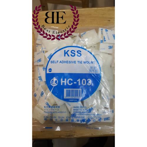 Jual KSS HC-103 / KSS Self Adhesive Tie Mount / Tie Mount / HC103 ...